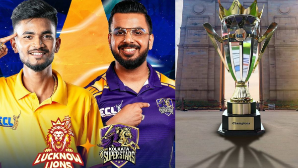 ECL 2025 LIVE Score Lucknow Lions Vs Kolkata Superstars | Anurag Dwivedi vs Pushkar Thakur ...