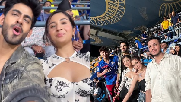 MI Vs CSK IPL 2025 Match: Shreya Kalraa-Rishabh Jaiswal Cheer For MS Dhoni At Wankhede - Filmibeat