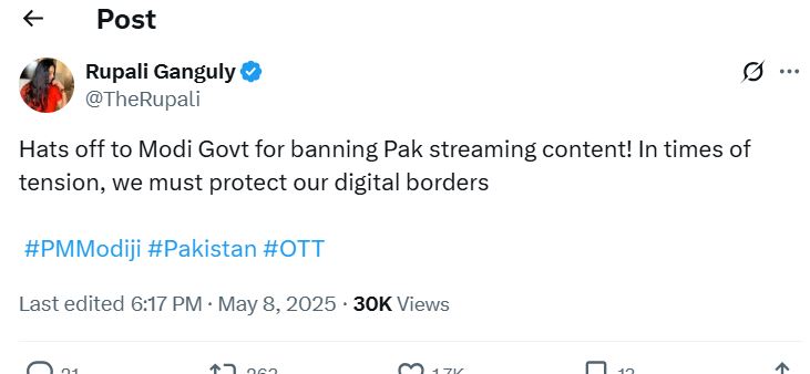 India Pakistan War LIVE Updates: Rupali Ganguly, Aly Goni, Elvish Yadav ...