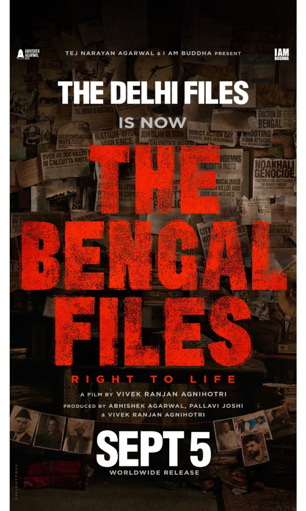 The Bengal Files Teaser Release Date: Vivek Agnihotri Changes Film's Name From The Delhi Files ...