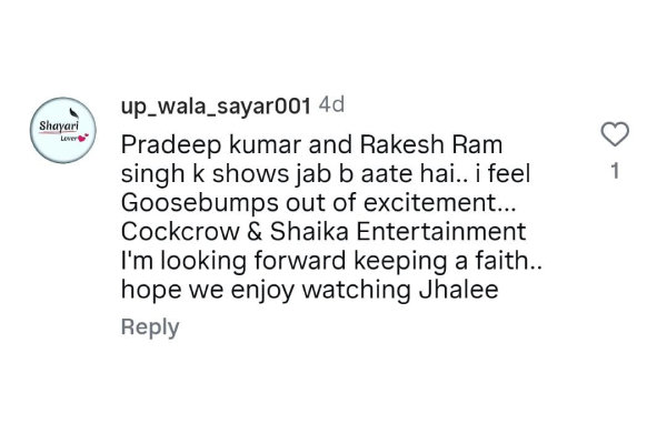 Netizens Praise Pradeep Kumar, Rajesh Ram Singh’s Jhalee: Ghum Hai ...