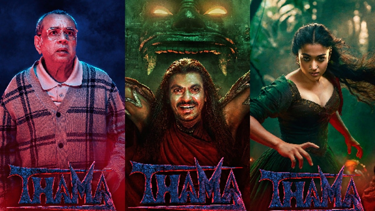 Thama First Look Posters: Maddock Films Drops Intriguing Posters Of ...