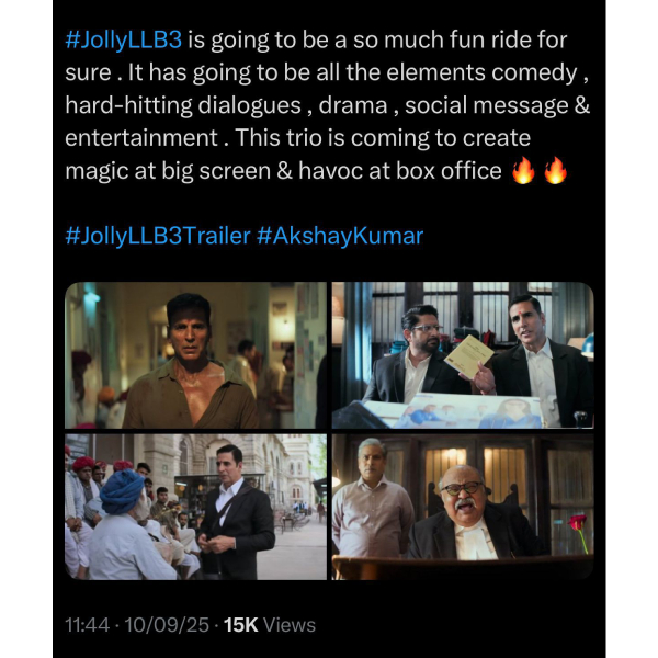 ‘Jolly LLB 3’ Trailer Out: Receives Immense Love From Fans And Calls It ...