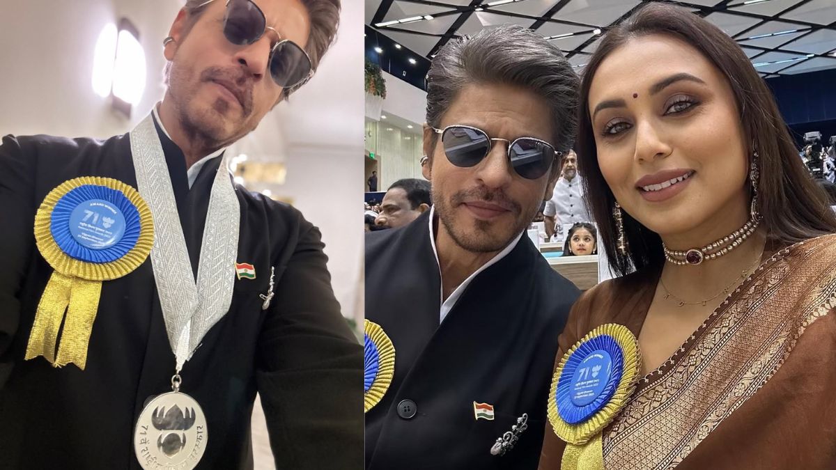 Shah Rukh Khan VIRAL Moment From National Film Awards Where Flaunt His Medal, Fans Call It ...