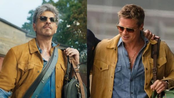 Did Shah Rukh Khan Copy Brad Pitt’s Look? Fans Compare King With F1 ...