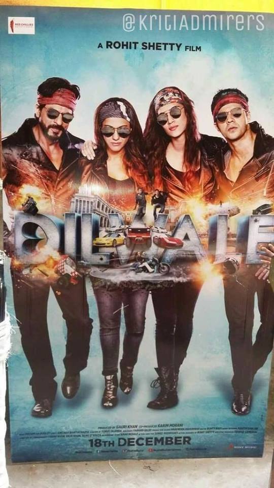 Dilwale Movie Poster & Photos | Dilwale Movie Location Pics | Dilwale ...