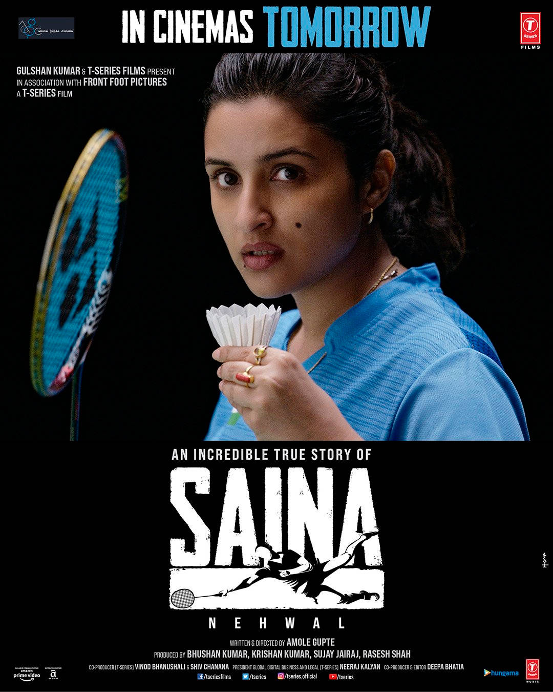 Saina Movie Poster & Photos | Saina Movie Location Pics | Saina ...