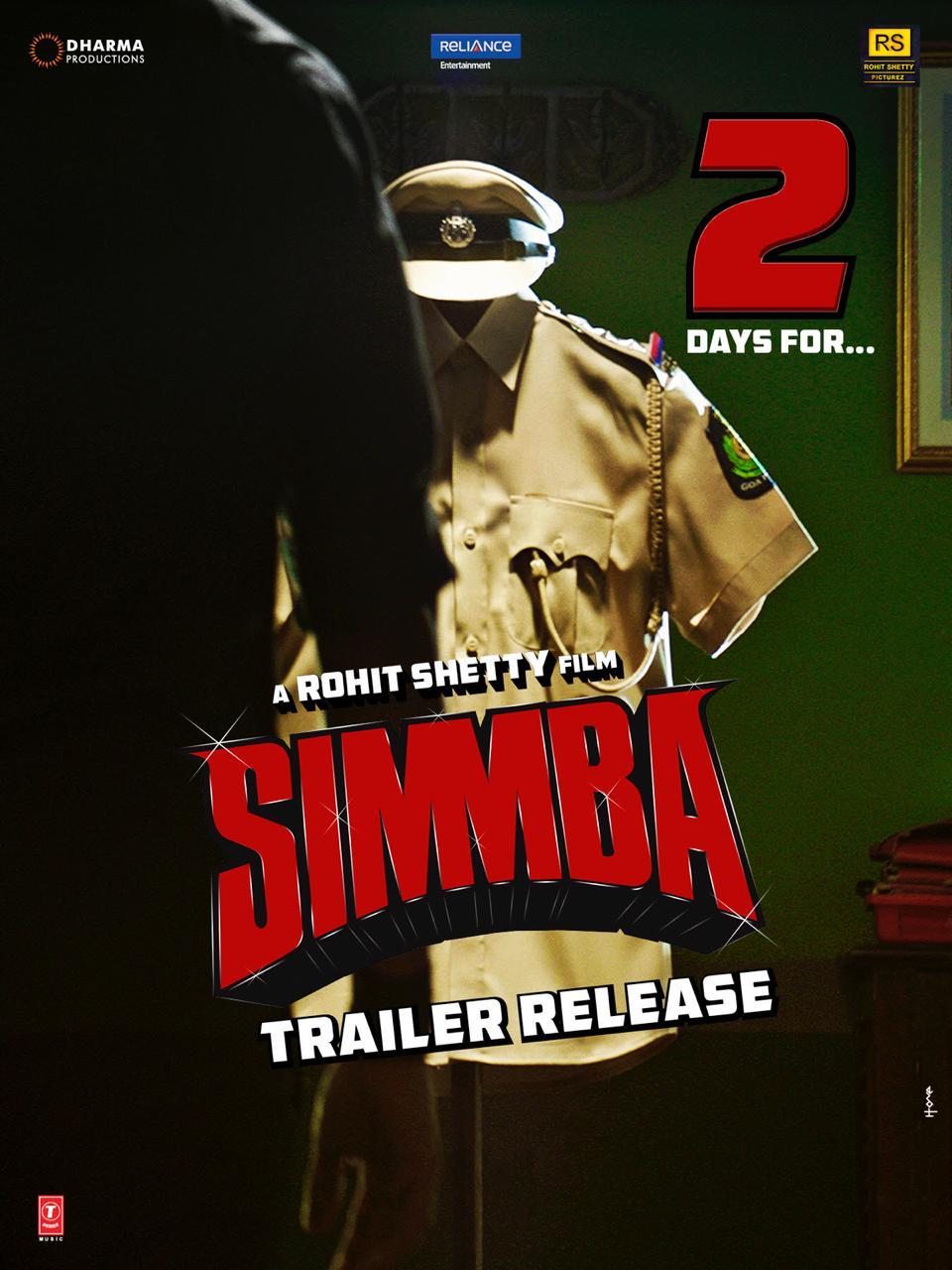 Simmba Movie Poster & Photos | Simmba Movie Location Pics | Simmba ...