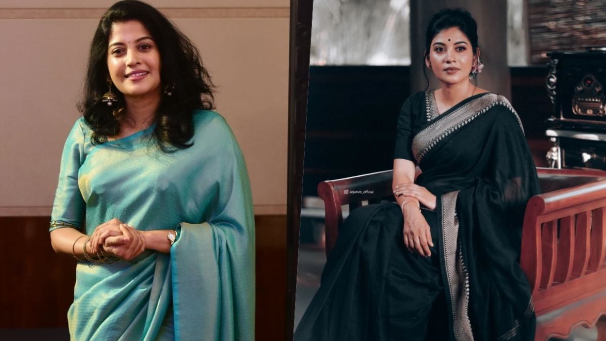 A Sneak Peek Into Mollywood Actress Sshivada’s Graceful Saree ...