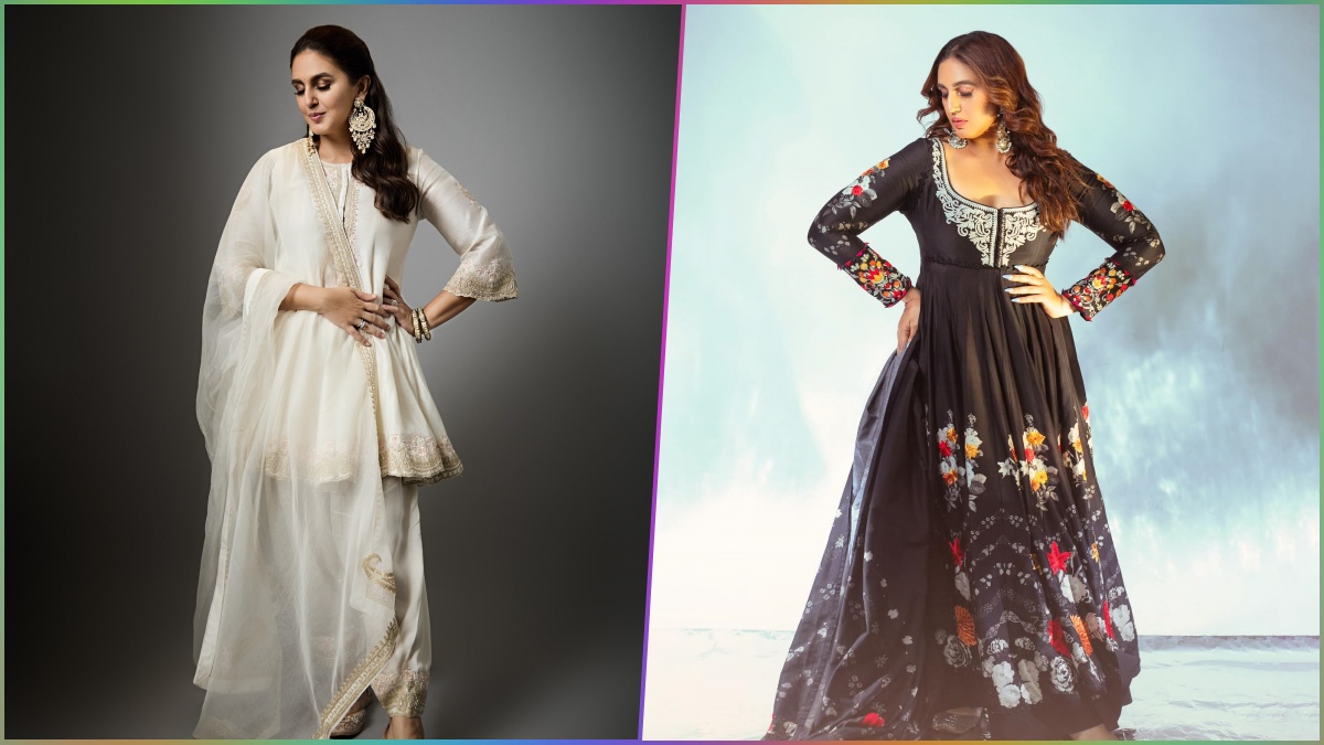 Huma Qureshi Suit Sets | Huma Qureshi Indian Outfits For Wedding | Huma ...