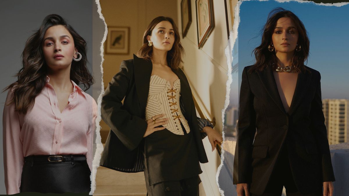 Alia's office outfits are a blend of sophistication and modern style ...