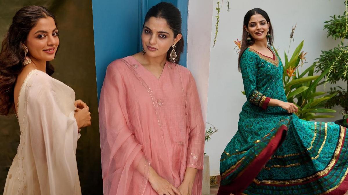 Five Gorgeous Kurta Sets From Nikhila Vimal's Wardrobe For Your Next ...