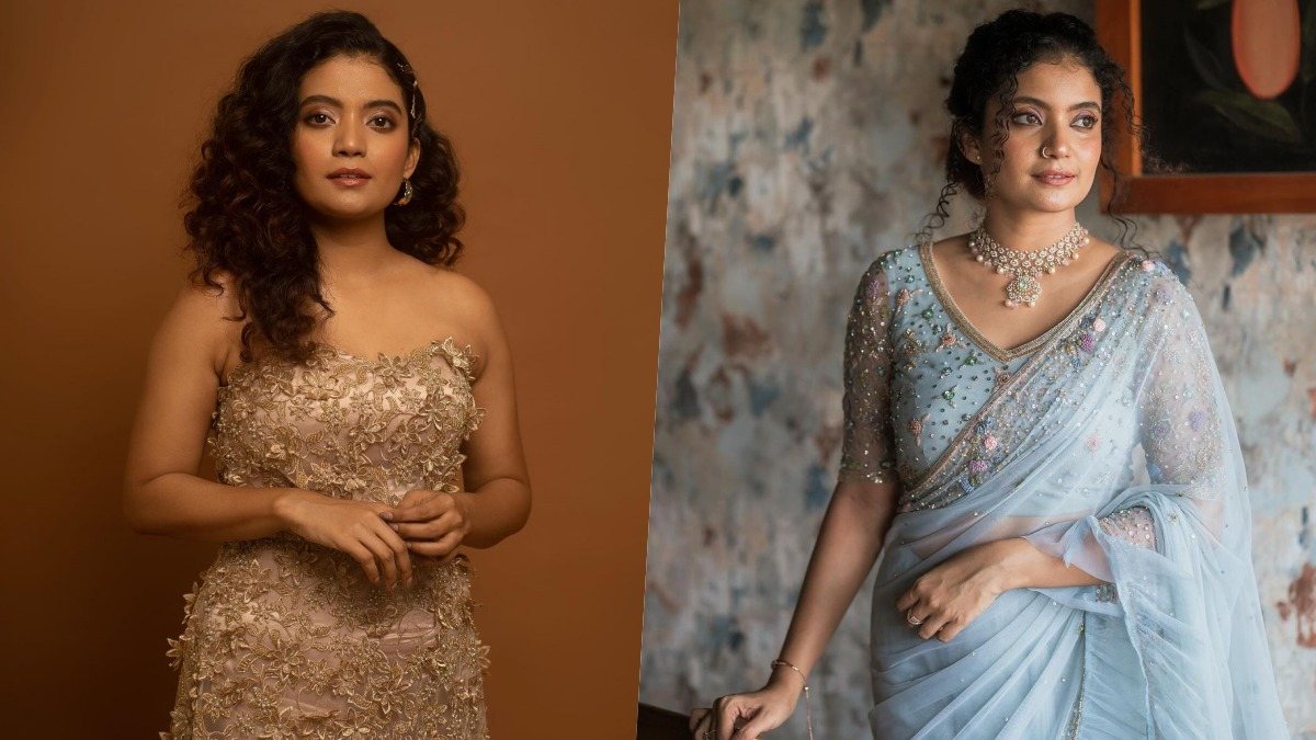 From Glittering Gowns to Subtle Sarees: Anna Ben's Exquisite Party ...