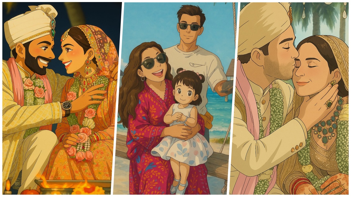 Bollywood Celebrities Who Joins The Ghibli Trend | Ghibli Style News ...