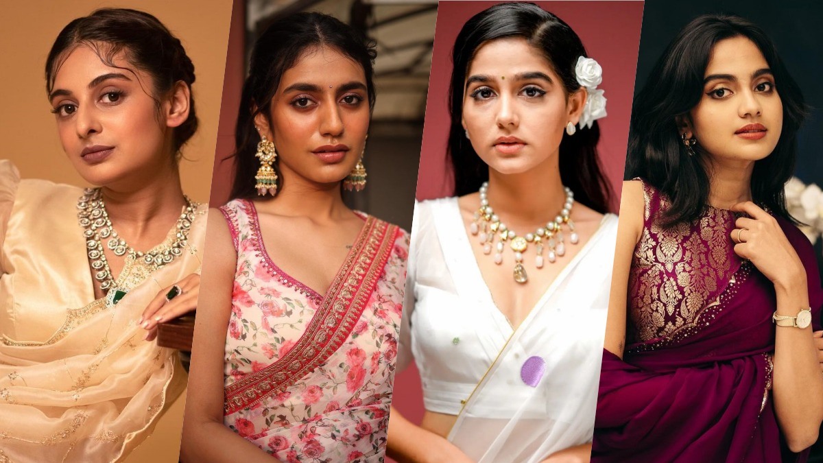 Meet The Gen Z Actresses From M-town Who Love Wearing Sarees| Malayalam ...