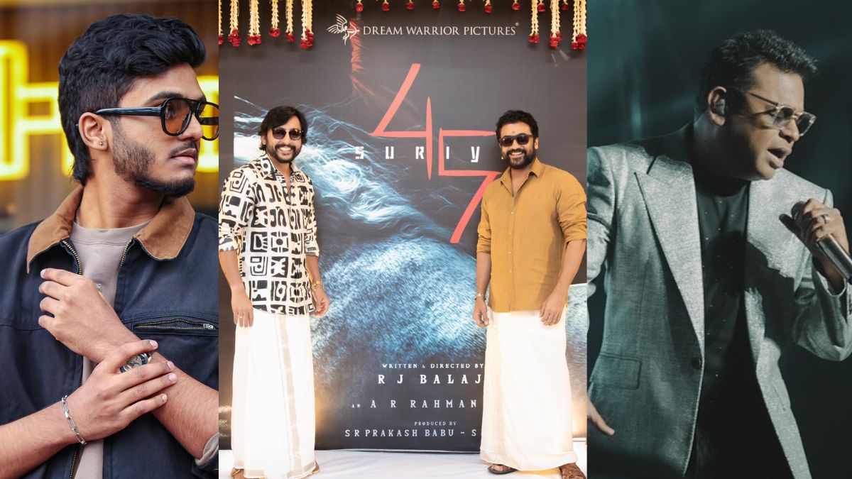 ஏ.ஆர். ரஹ்மான்க்கு பதிலாக ஆசா கூட புகழ் சாய் அபயக்கர்: சூர்யா 45 ...