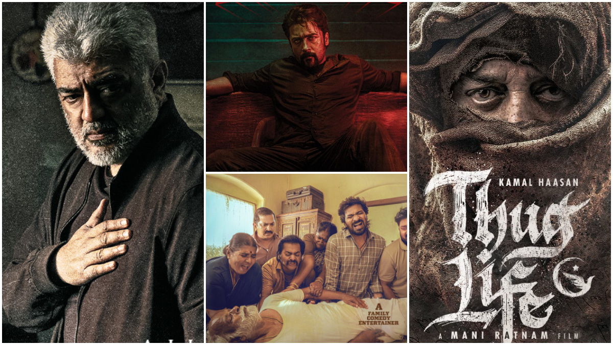 Upcoming Tamil Movies on Netflix: Vidaamuyarchi, Retro, Dragon, Thug Life & More – FilmiBeat