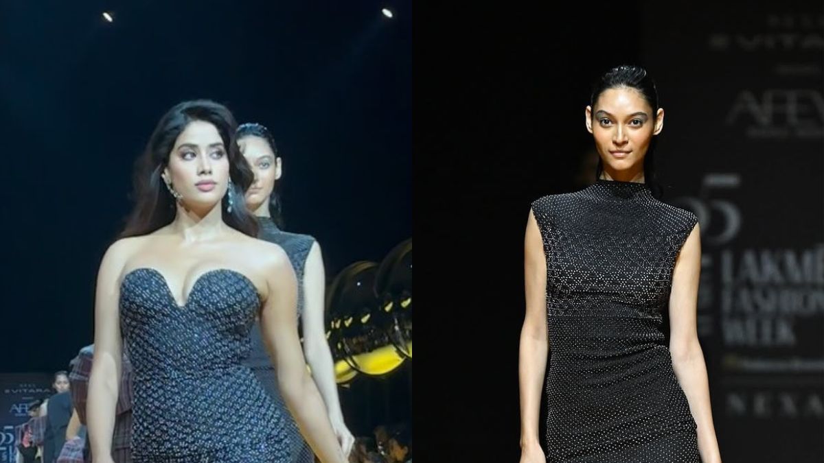 Who Is Tamanna Katoch | A Model Who Is Walking Behind Janhvi Kapoor At Lakme Fashion Week 2025 ...