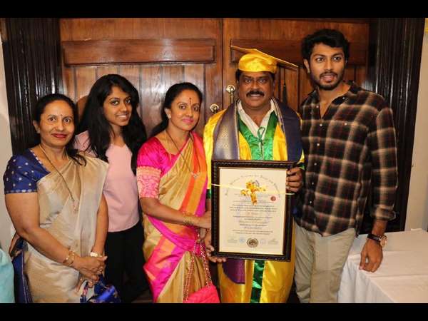 ನಿರ್ಮಾಪಕ ಕೆ.ಮಂಜುಗೆ ಡಾಕ್ಟರೇಟ್ ಗೌರವ | Producer K Manju gets Honorary ...