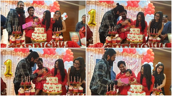 ಅಜೇಯ್ ರಾವ್ ಮುದ್ದು ಮಗಳ ಹುಟ್ಟುಹಬ್ಬದ ಸಂಭ್ರಮದಲ್ಲಿ ರಾಕಿ ಭಾಯ್ | Yash ...