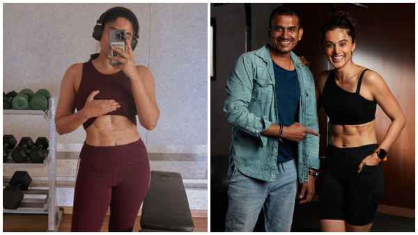 ಸಿಕ್ಸ್ ಪ್ಯಾಕ್ ಪ್ರದರ್ಶಿಸಿ ಸವಾಲಾಕಿದ ತಾಪ್ಸಿ ಪನ್ನು ಹಾಗೂ ನಿಶ್ವಿಕಾ ನಾಯ್ಡು ...