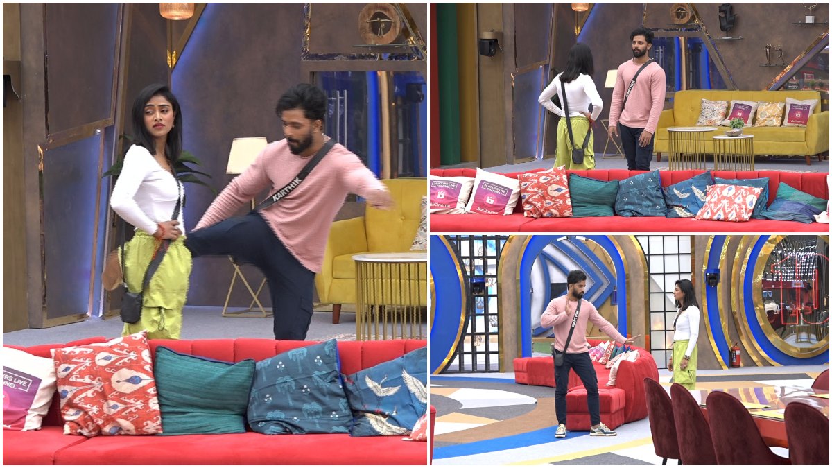 BBK 10: "ಎಲ್ಲಿಗೆ ಹೊಡಿತಿನೋ ಗೊತ್ತಿಲ್ಲ".. ಸಂಗೀತಾ-ವಿನಯ್ ರಾಜಿಯಾಗುತ್ತಿದ್ದಂತೆ ಕಾರ್ತಿಕ್ ಜೊತೆ ಫೈಟ್ ...