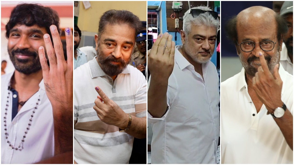 Loksabha Elections 2024 ಮೊದಲ ಹಂತದ ಮತದಾನ ರಜನಿ ಅಜಿತ್ ಧನುಷ್ ಹಕ್ಕು