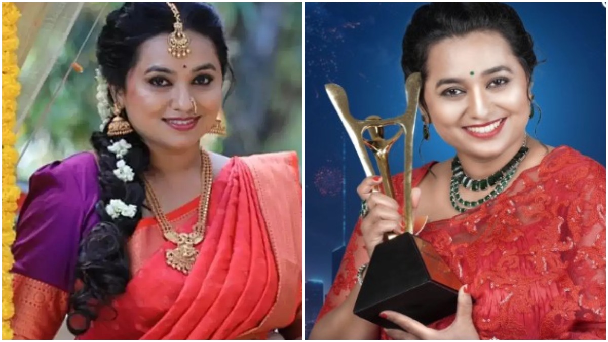 Nandini Gowda ; ಶ್ರೀಗೌರಿ ಧಾರಾವಾಹಿಯಲ್ಲಿ ನಟಿಸಿ ಮನ ಮೆಚ್ಚಿದ ಅಮ್ಮ ಅನುಬಂಧ ಅವಾರ್ಡ್ ಪಡೆದ ನಂದಿನಿ ಗೌಡ ...