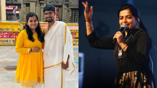 ಮದುವೆ ಬಳಿಕ ಪತಿ ಜೊತೆ ರಾಯರ ದರ್ಶನ; ಹಂಸಲೇಖ ಸಂಗೀತ ಸಂಜೆಯಲ್ಲಿ ಸರಿಗಮಪ ಗಾಯಕಿ ಪೃಥ್ವಿ ಭಟ್ | Singer Prithvi ...