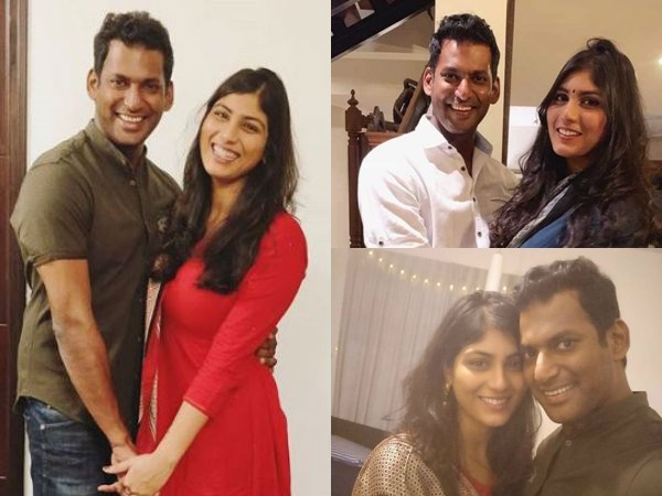 Vishal is with Anisha Alla Reddy, pics viral - Malayalam Filmibeat