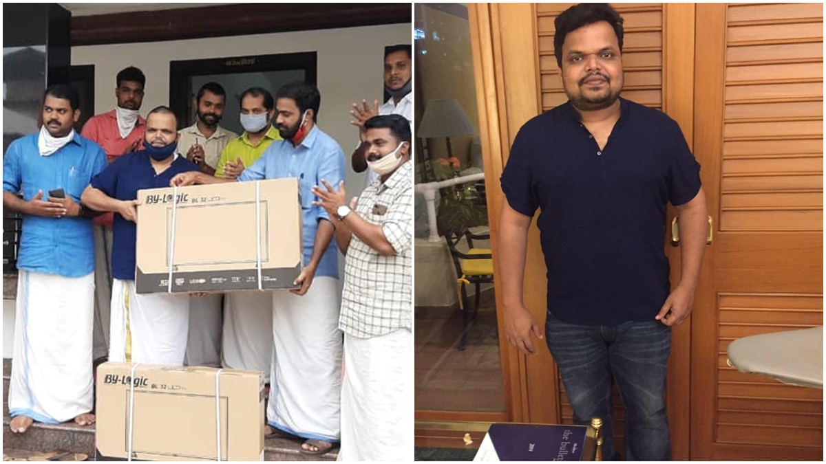 Actor Subish Sudhi Distributed Televisions to poor students During ...