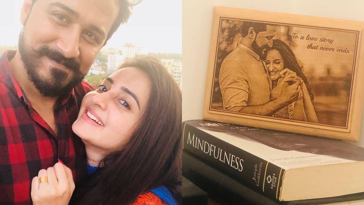 Bhama and her husband Arun celebrated first wedding anniversary, latest ...