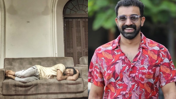 Director Arun Vaiga Shares A Photo Of Siju Wilson Sleeping From ...