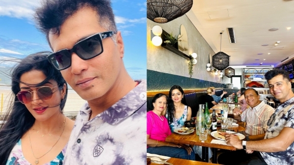 Actress Vimala Raman Celebrated Her 42nd Birthday With Actor Vinay Rai ...