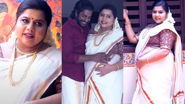 Actress Sneha Sreekumar Celebrated Her Ninth Month Pregnancy On Her ...