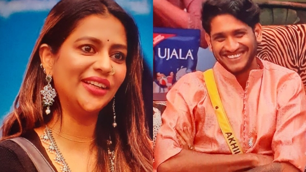 Bigg Boss Malayalam Season 5: Finally Sobha Viswanath Give A ShakeHand To Akhil Marar ...