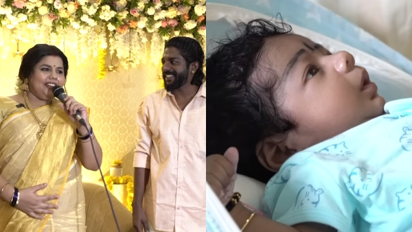 Celebrity Couple Sneha Sreekumar And SP Sreekumar Shared Their Son's ...