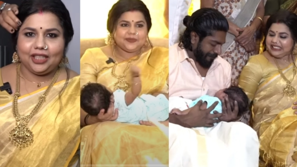Celebrity Couple Sneha Sreekumar And SP Sreekumar Shared Their Son's ...