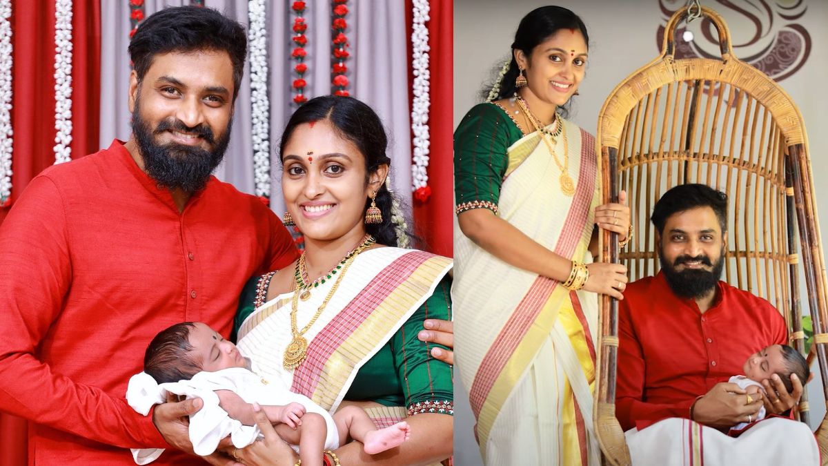 Viral: Serial Actress Sreeja Chandran Husband Senthil Shares Their Baby ...
