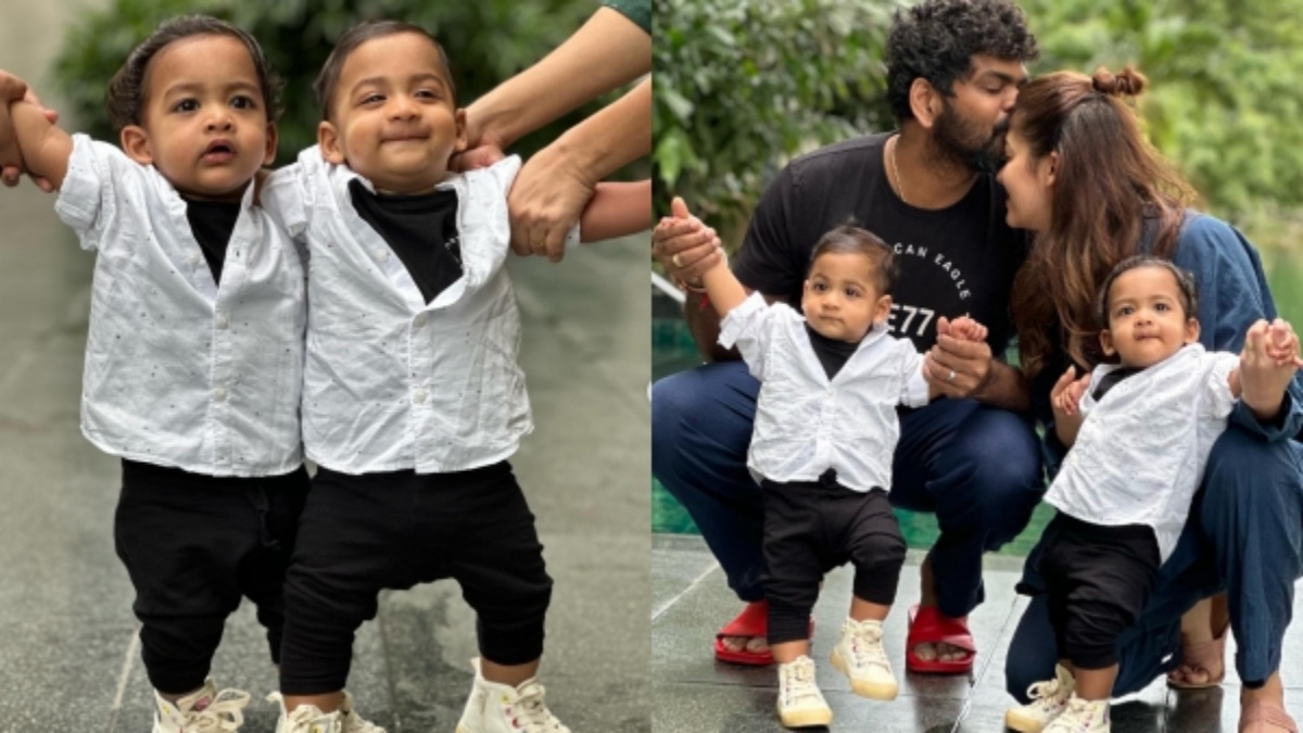 Nayanthara And Husband Vignesh Shivan Revealed Their Babies Faces For The First Time - Malayalam ...