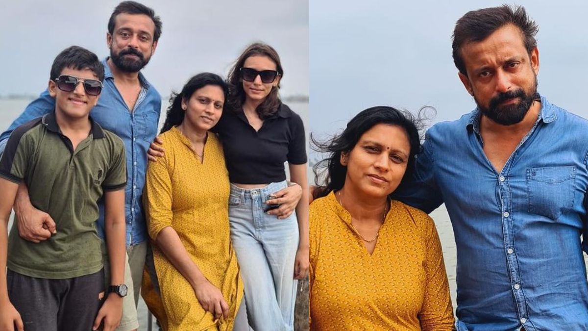 അച്ഛനെ മാറ്റി പറഞ്ഞ മകൻ, ഡിഗ്രിക്ക് പഠിക്കുന്ന മകൾ; ഭാര്യയേയും മക്കളെയും പരിചയപ്പെടുത്തി ...