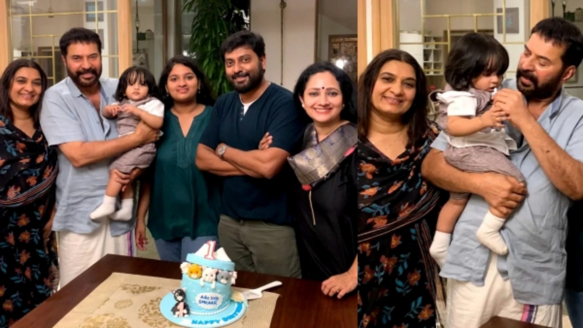 നരേന്റെ മകന്റെ ഒന്നാം പിറന്നാൾ ആഘോഷത്തിന് വേദിയായി മമ്മൂട്ടിയുടെ വീട് ...