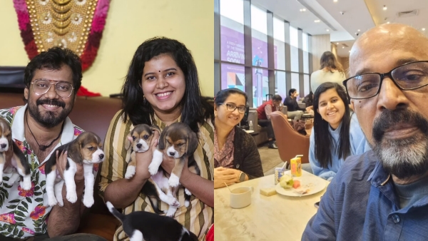 Actor Bala Wife Elizabeth Udayan Celebrating Her Holidays With Parents ...