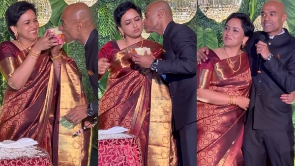 This Is Not Only Lena's Second Marriage But Also Her Husband Prashanth's, New Video Has Gone ...