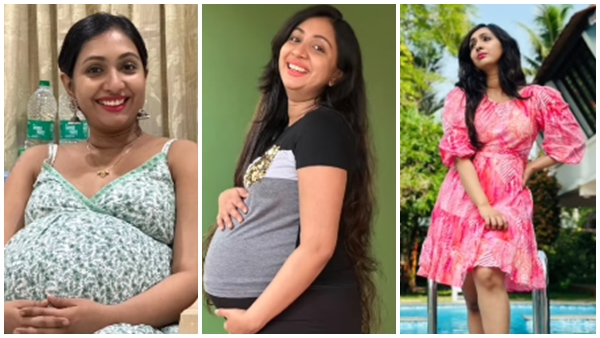 ഗര്‍ഭിണിയായപ്പോള്‍ വന്ന മാറ്റമാണ്; മകളെയും എടുത്ത് ഉത്തര ഉണ്ണിയുടെ ...