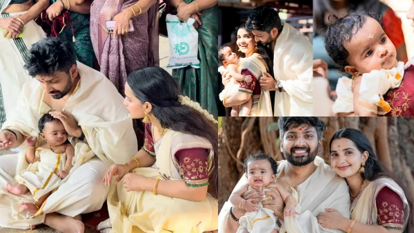 Malavika Krishnadas And Thejus Jyothi Shared Their Baby Girl's Choroonu ...