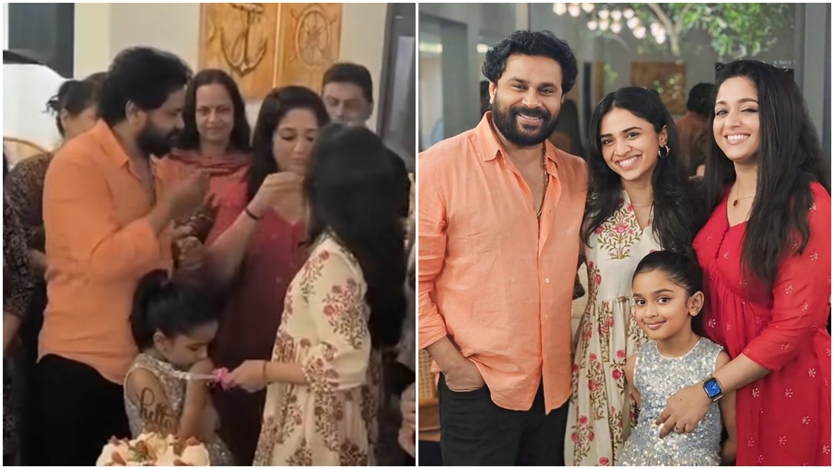 Kavya Madhavan And Family Celebrate Daughter Meenakshi Dileep's 25th ...