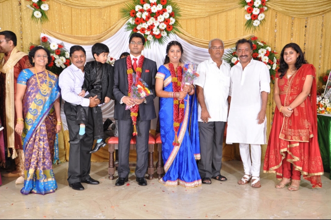 Producer M Ramanathan Daughter Wedding Reception - Filmibeat