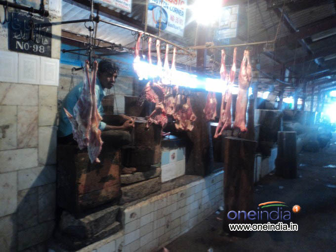 Russell Market - Mutton and Beef Stalls - Filmibeat