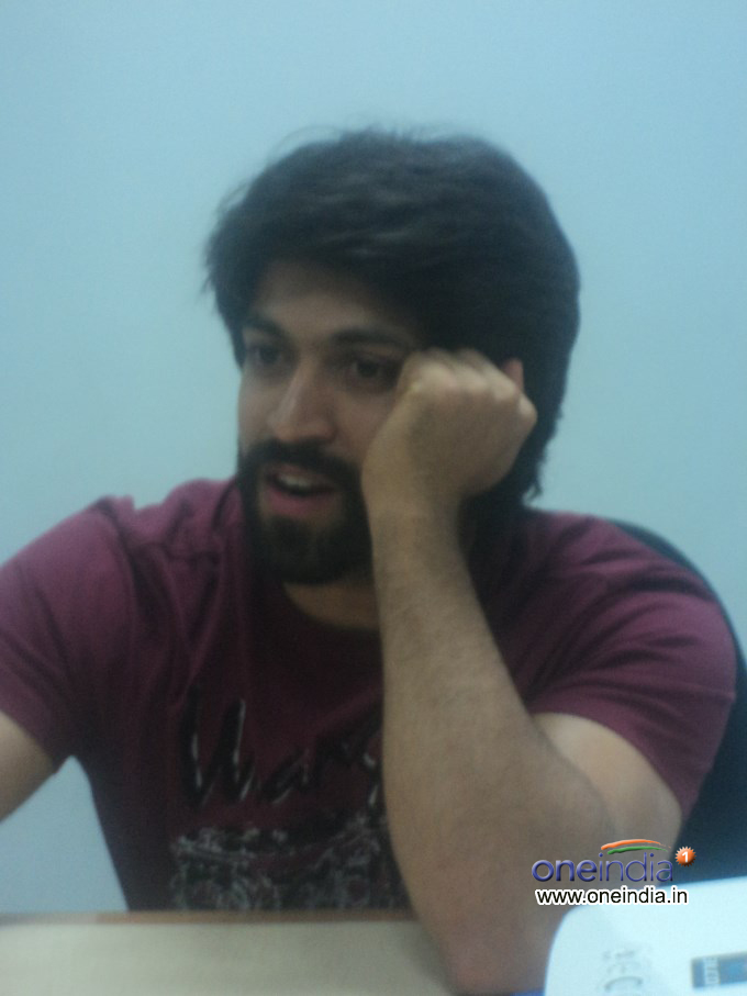 Actor Yash's film Googly promotion at Oneindia - Filmibeat